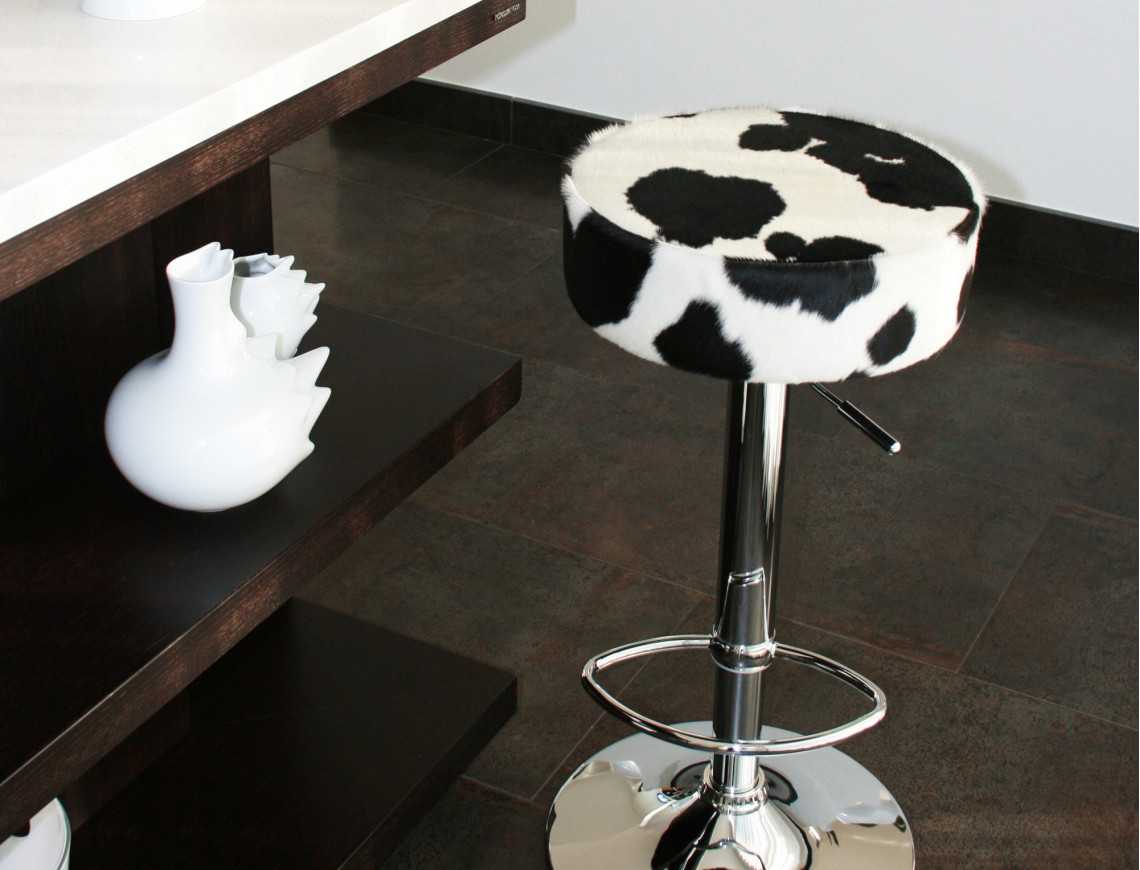 Tabouret Peau De Vache